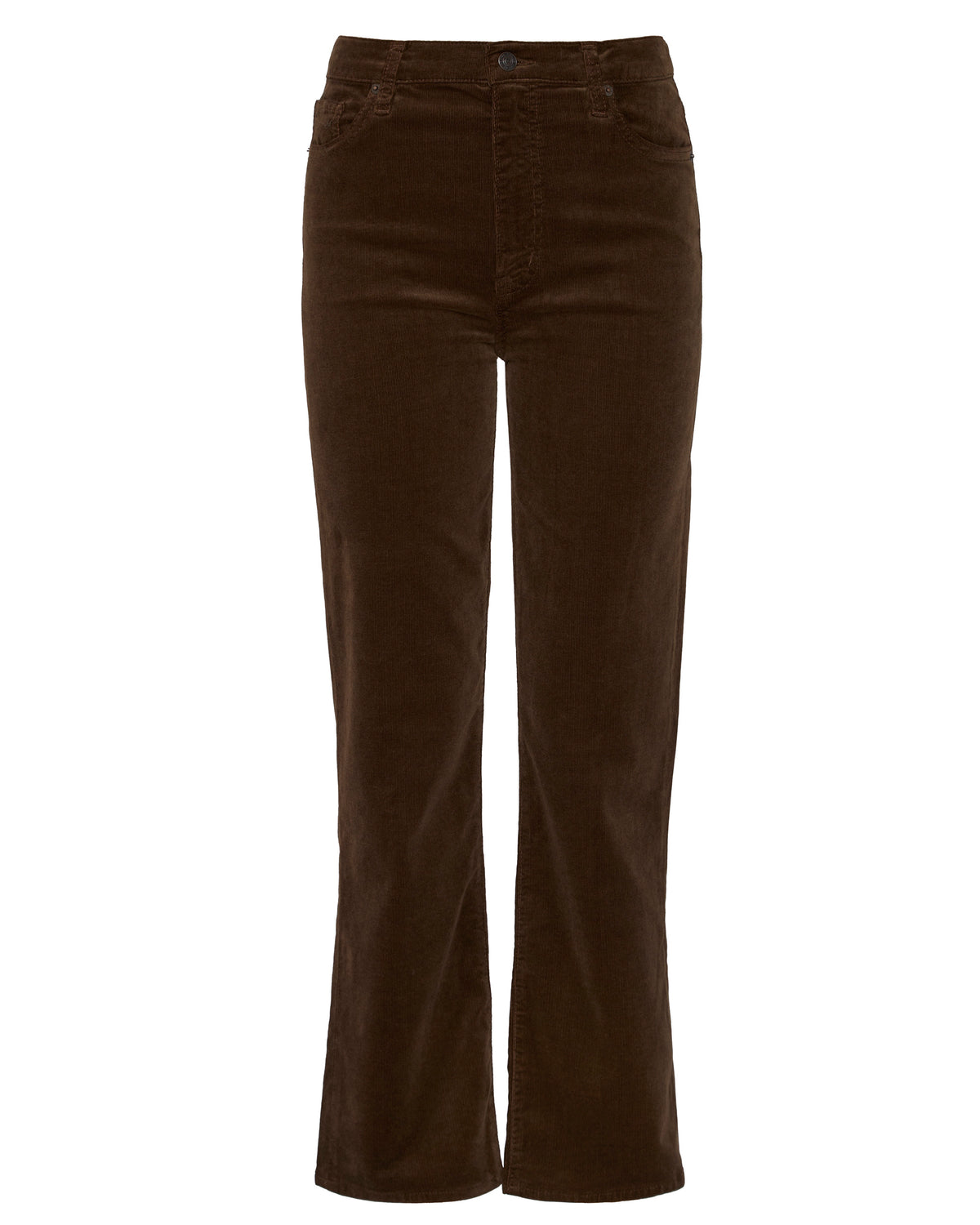 FRAME Le Sleek Straight Corduroy in Bitter Chocolate– Capsule Shop