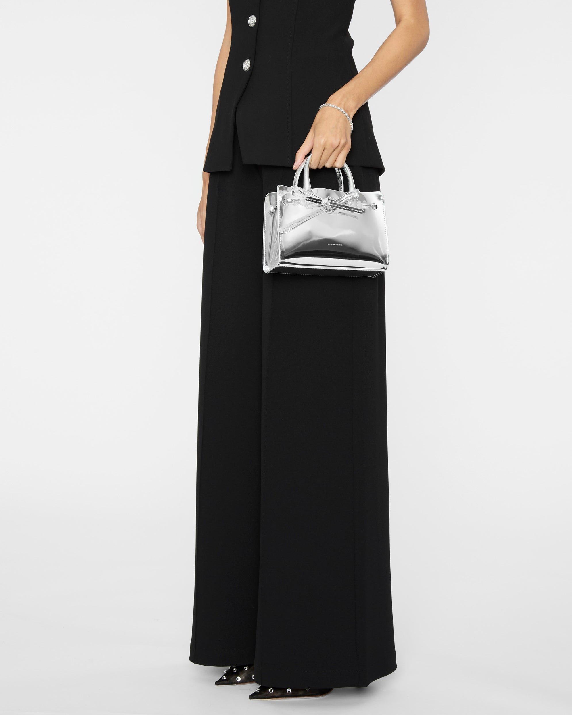 MANSUR GAVRIEL Mini Mini Sun Bag in Silver– Capsule Shop