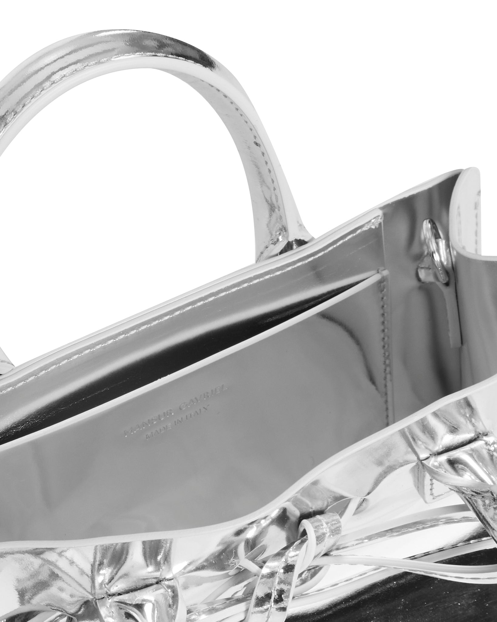 MANSUR GAVRIEL Mini Mini Sun Bag in Silver– Capsule Shop